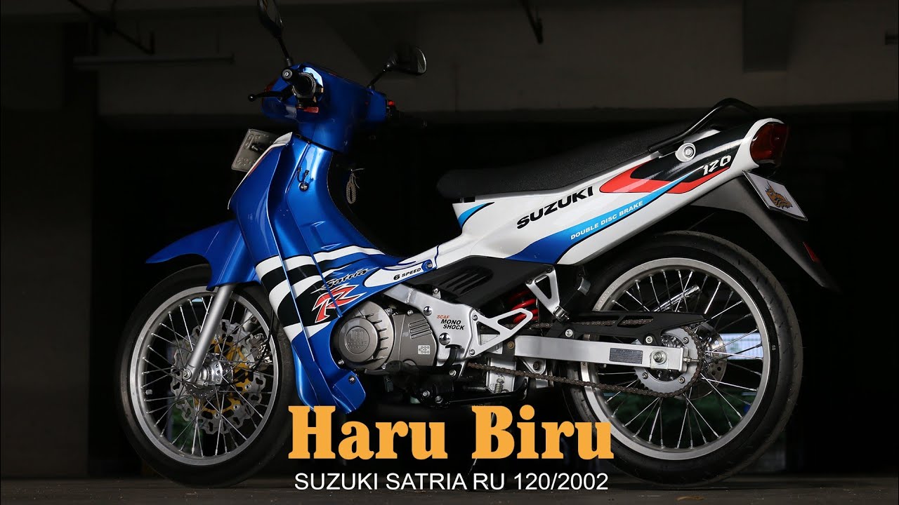 Restorasi Suzuki Satria RU120 Thn 2002 Biru Silver Jari-Jari - YouTube
