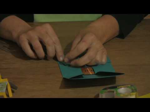 Origami & Paper Crafts : How to Make a Paper CD Case - YouTube