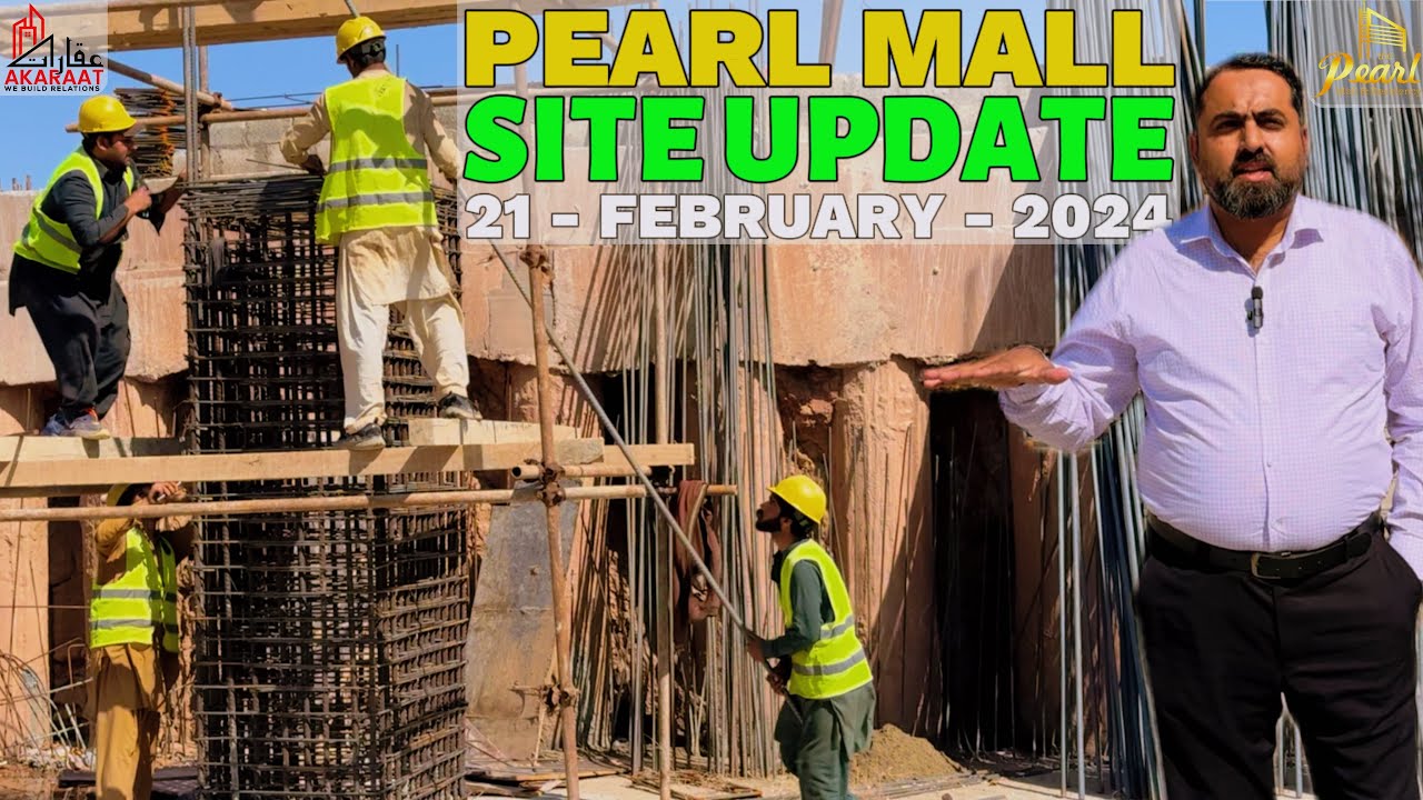 Pearl Mall Site Construction Update: Column and Retaining Wall Progress ...