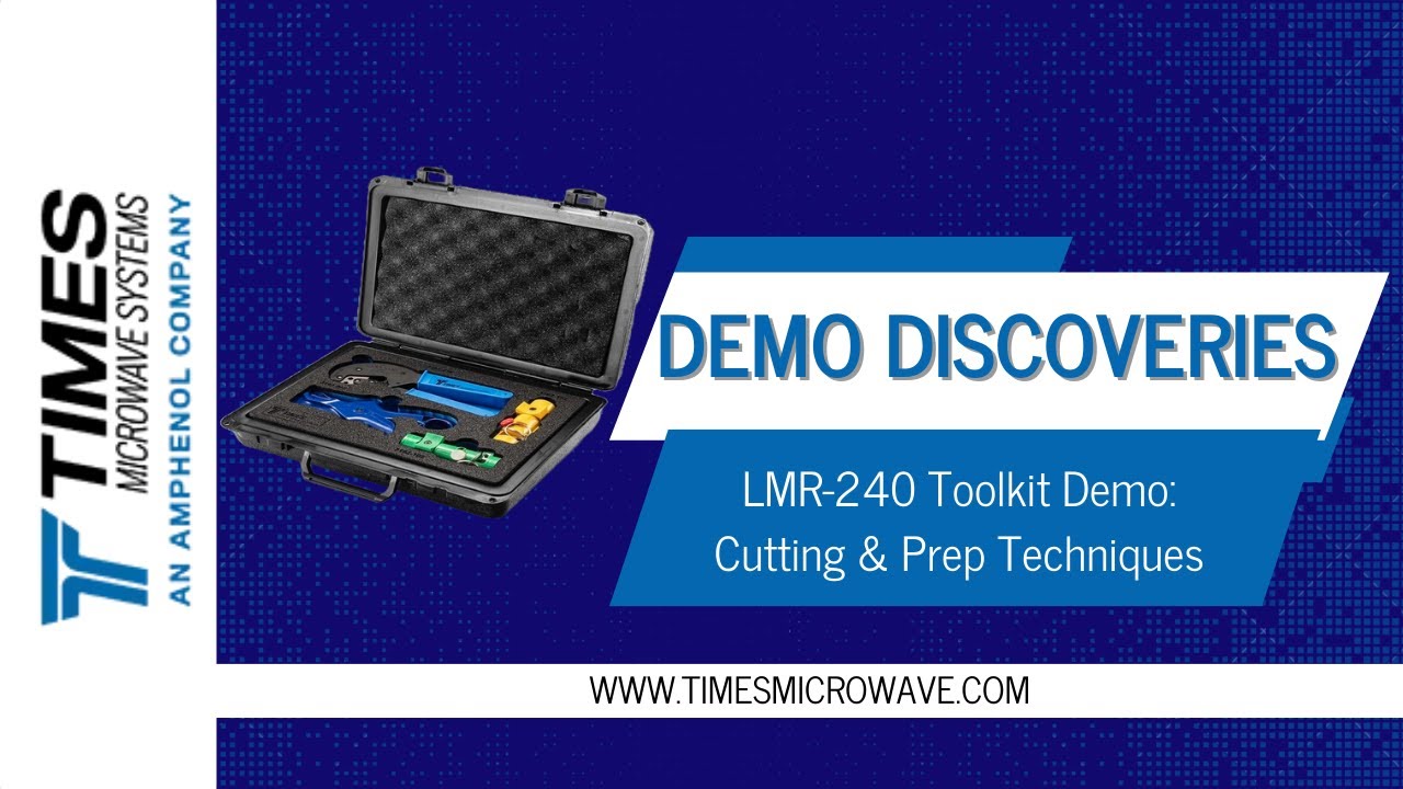 Demo Discoveries: LMR 240 Toolkit Demo Cutting & Prep Techniques - YouTube