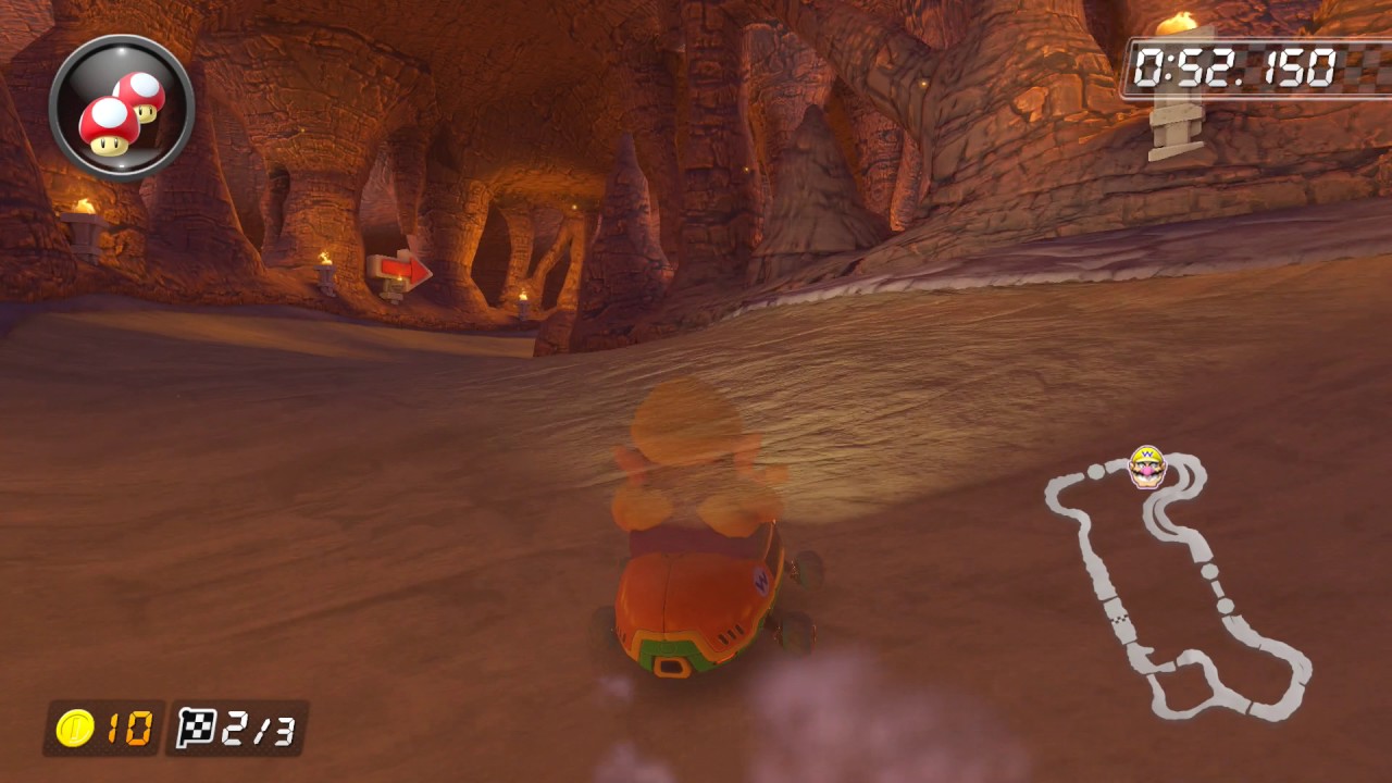 Wii Grumble Volcano [150cc] - 1:56.954 - [MSR]ケーべルト (Mario Kart 8 ...