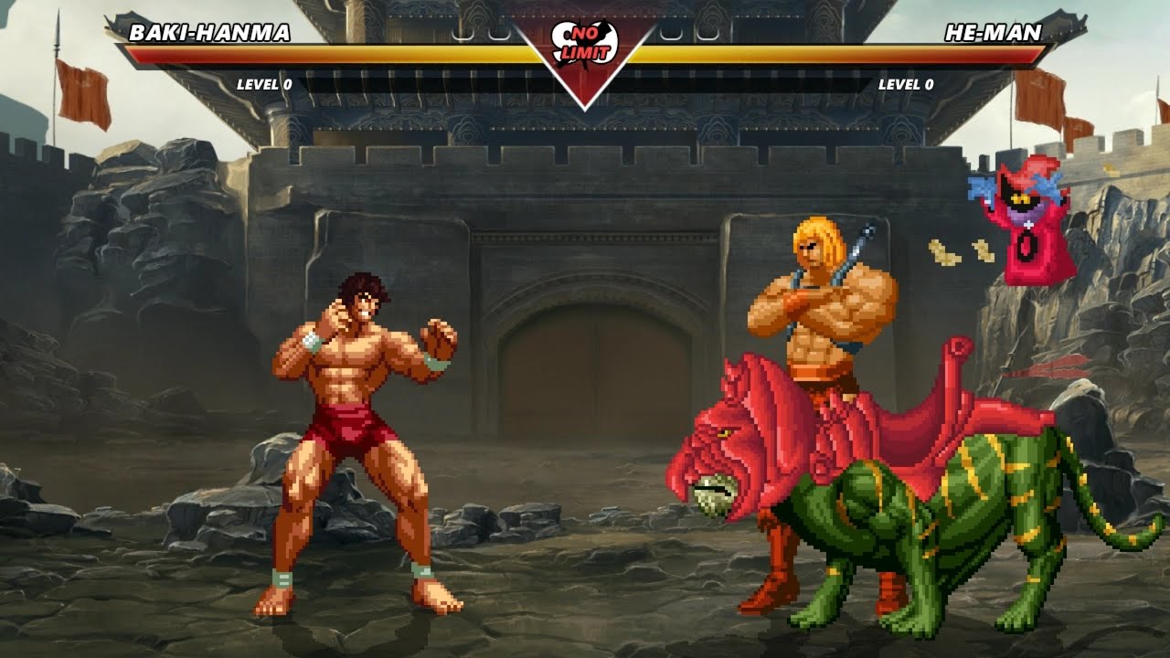 BAKI HANMA vs HE MAN - Highest Level Amazing Fight! - YouTube