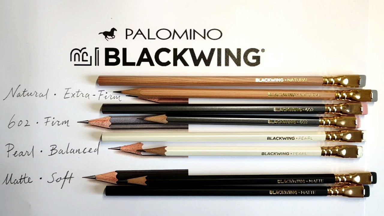 Blackwing matite modelli base , storia e caratteristiche - YouTube
