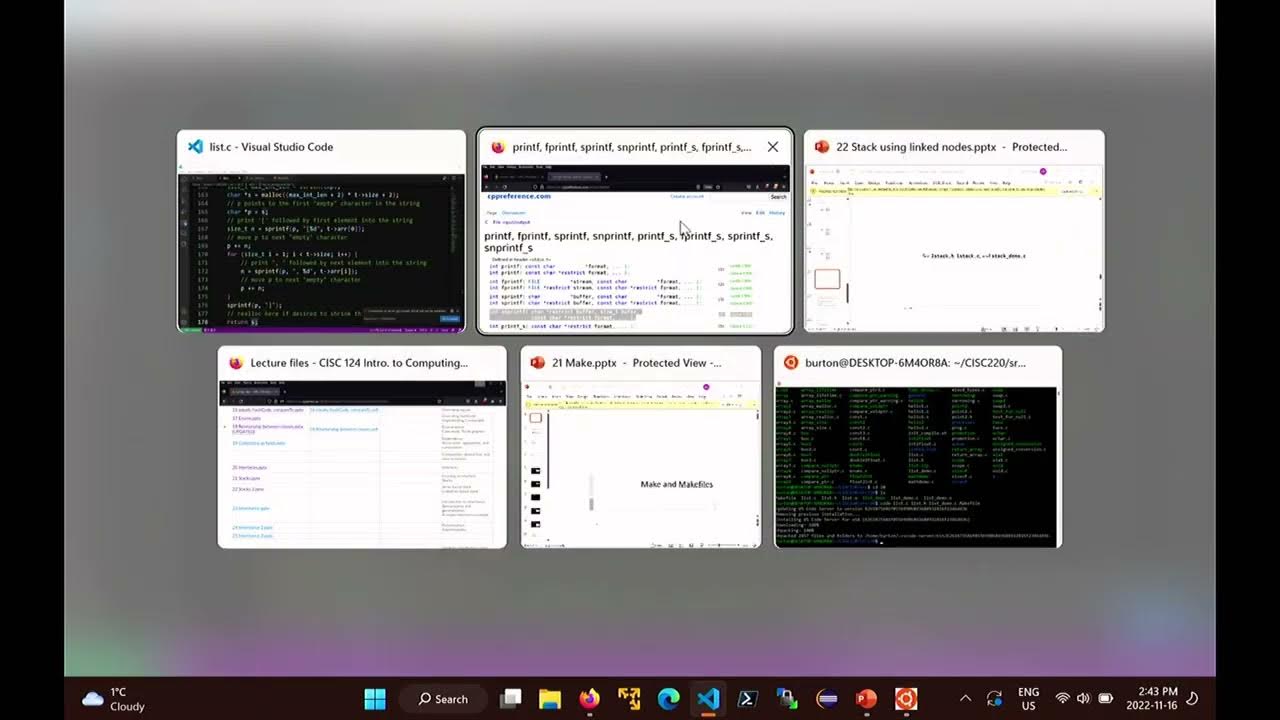 CISC220 2022-11-16 - YouTube