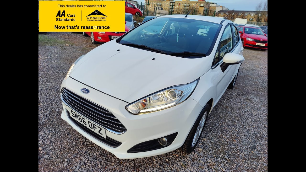 2017 Ford Fiesta 1.0T EcoBoost Zetec Powershift Euro 6 5dr (SM66OFZ) | The Car Traders UK - YouTube