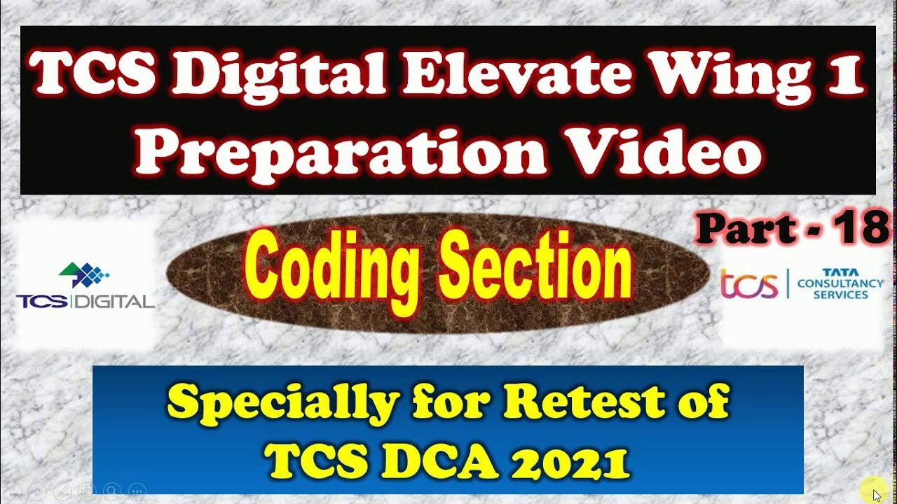 tcs digital coding questions | tcs digital capability assessment 2021 coding questions | - YouTube