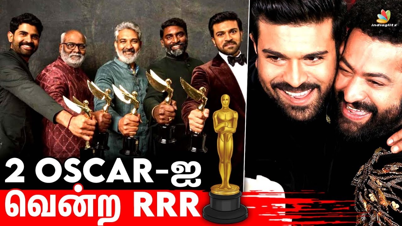 RRR Creates History 😍 Naatu Naatu song Wins Oscar Award | Ramcharan, Ss ...