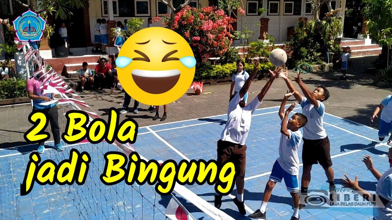 TAMPIL BEDA. Main Bola Lempar Tangkap dengan 2 Bola Pemain Wajib Fokus ...