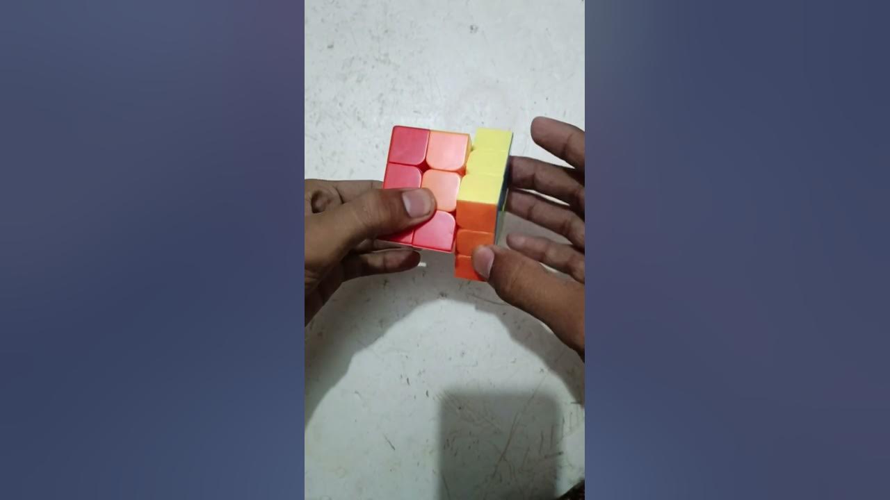 Amazing Pattern On Cube Impress Friends In 10sec Learntricks Shortstrick Rubikscube