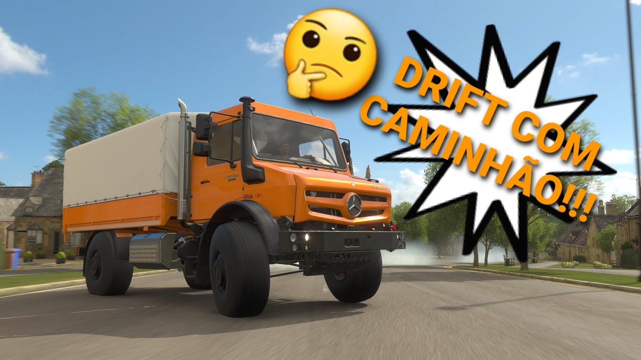FORZA HORIZON 4# TENTANDO fazer DRIFT com um Mercedez Benz Unimog ...