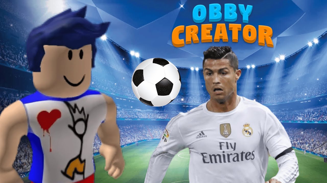 MEETING CRISTIANO RONALDO!! | Obby Creator Soccer - YouTube