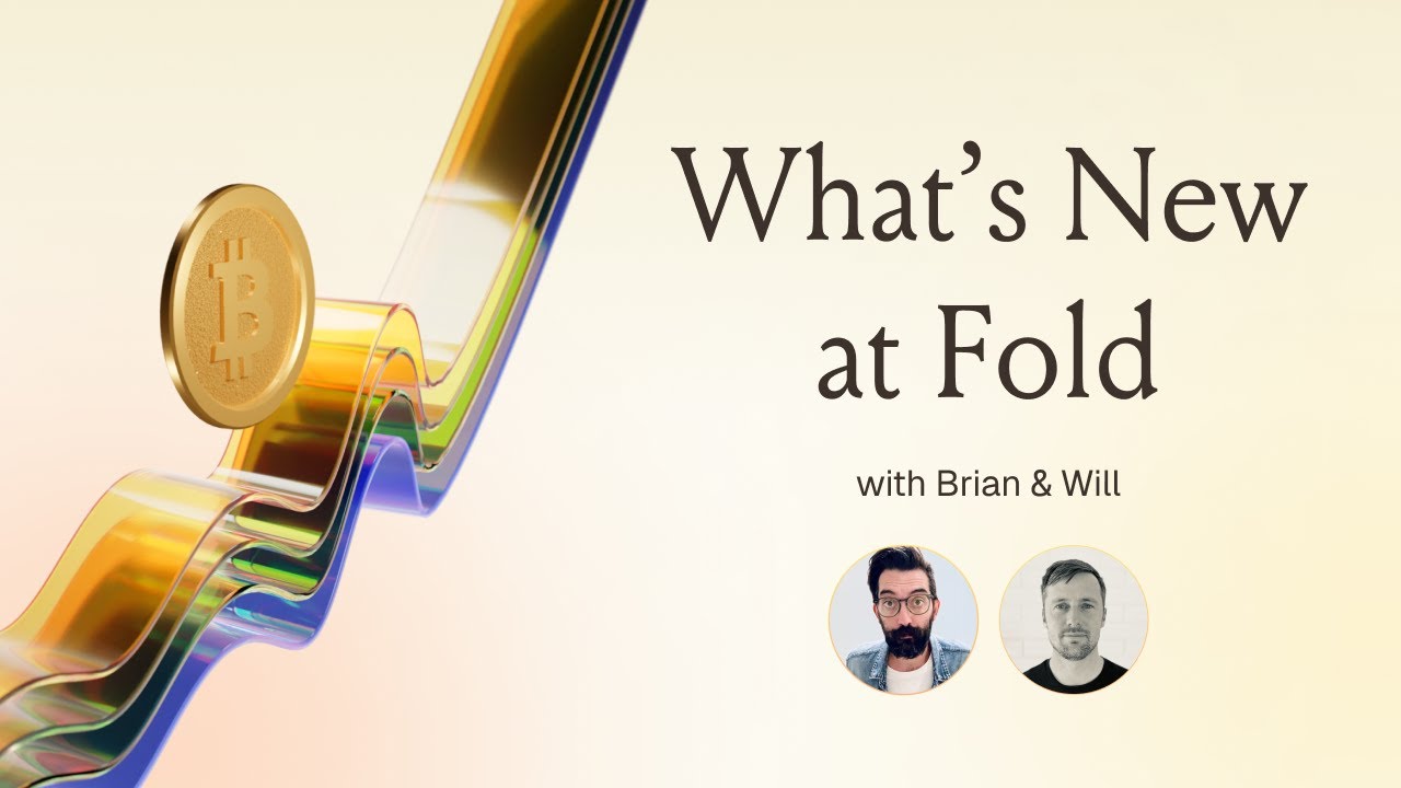 Latest Updates from Fold App with CEO Will Reeves - YouTube