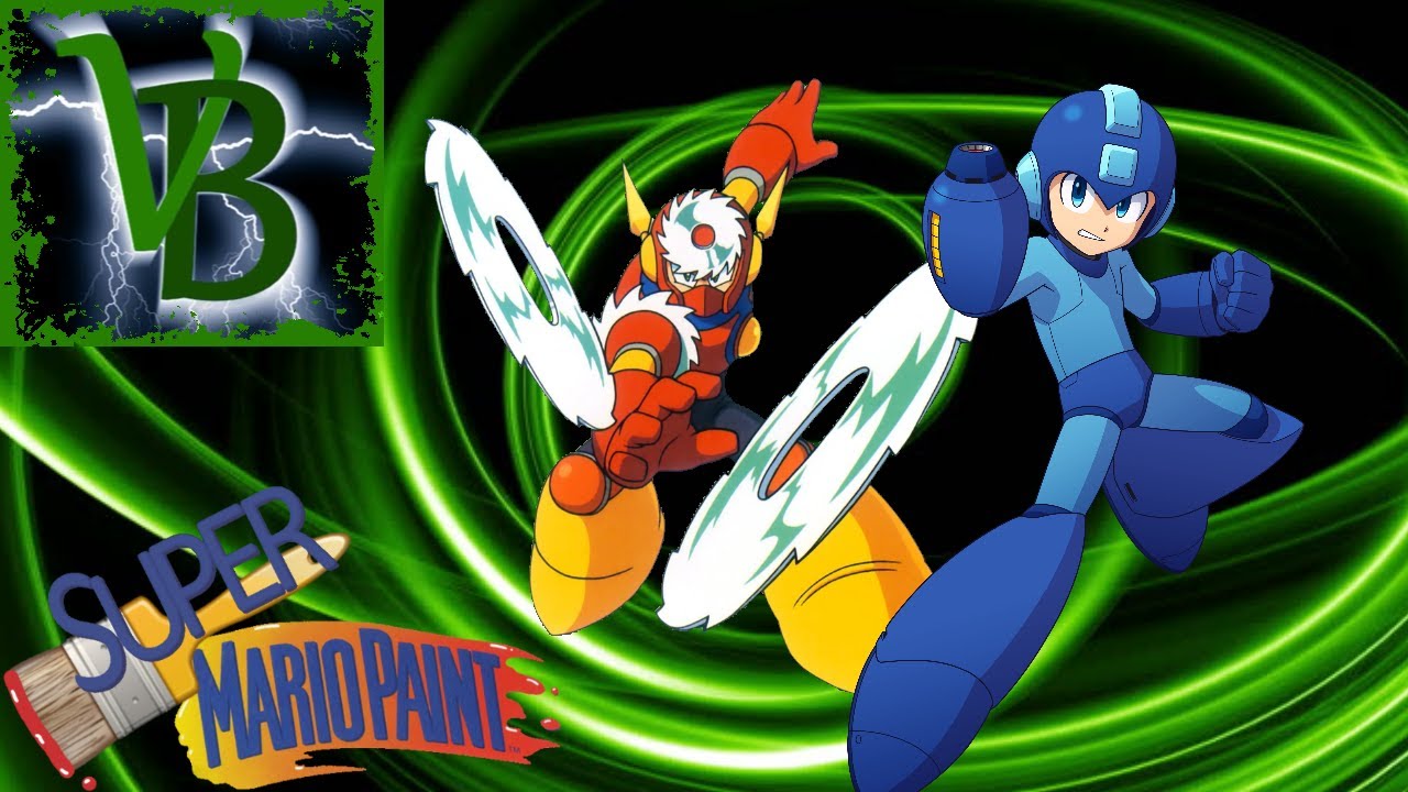 Super Mario Paint: Mega Man 2 - Metal Man - YouTube