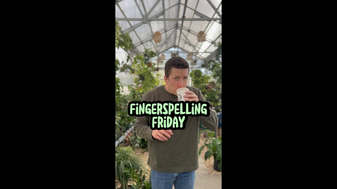 Plants | Fingerspelling Receptive Practice | The ASL Shop - YouTube