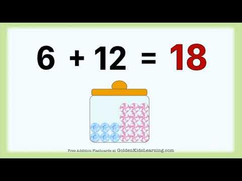 Learning Addition Table for 6 | Basic Addition Youtube Video - YouTube