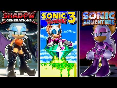 How To Play Rouge The Bat In EVERY Sonic Game!