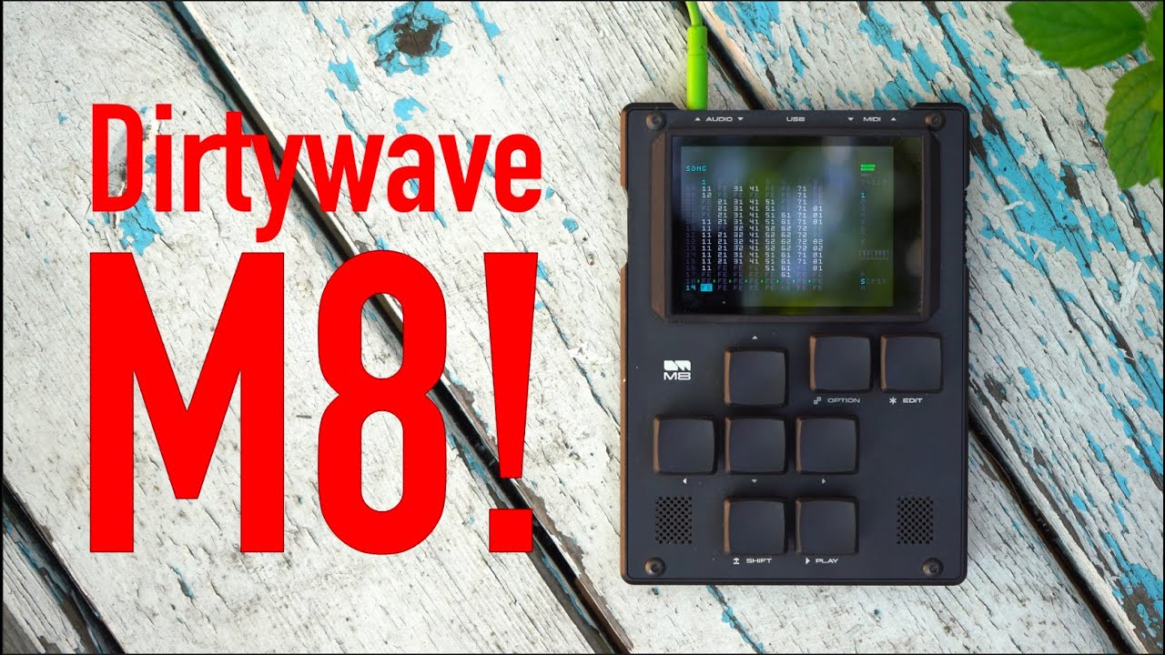 Video game mood music with Dirtywave M8 Tracker - YouTube