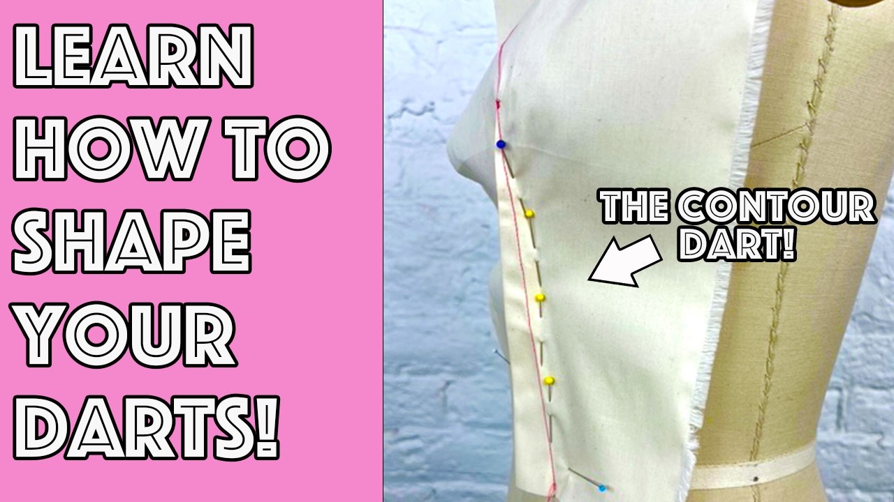 How To Sew Contour Darts To Make Your Clothes Fit Better! - YouTube