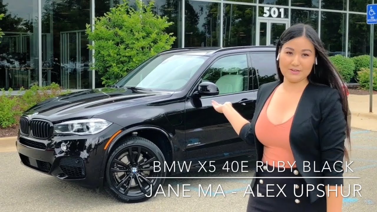 Individual BMW X5 40e Ruby Black Metallic - YouTube