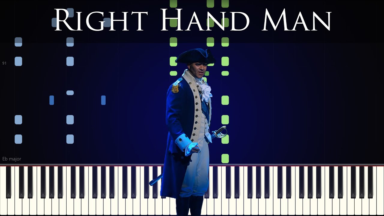 Right Hand Man | Hamilton | Piano Synthesia - YouTube