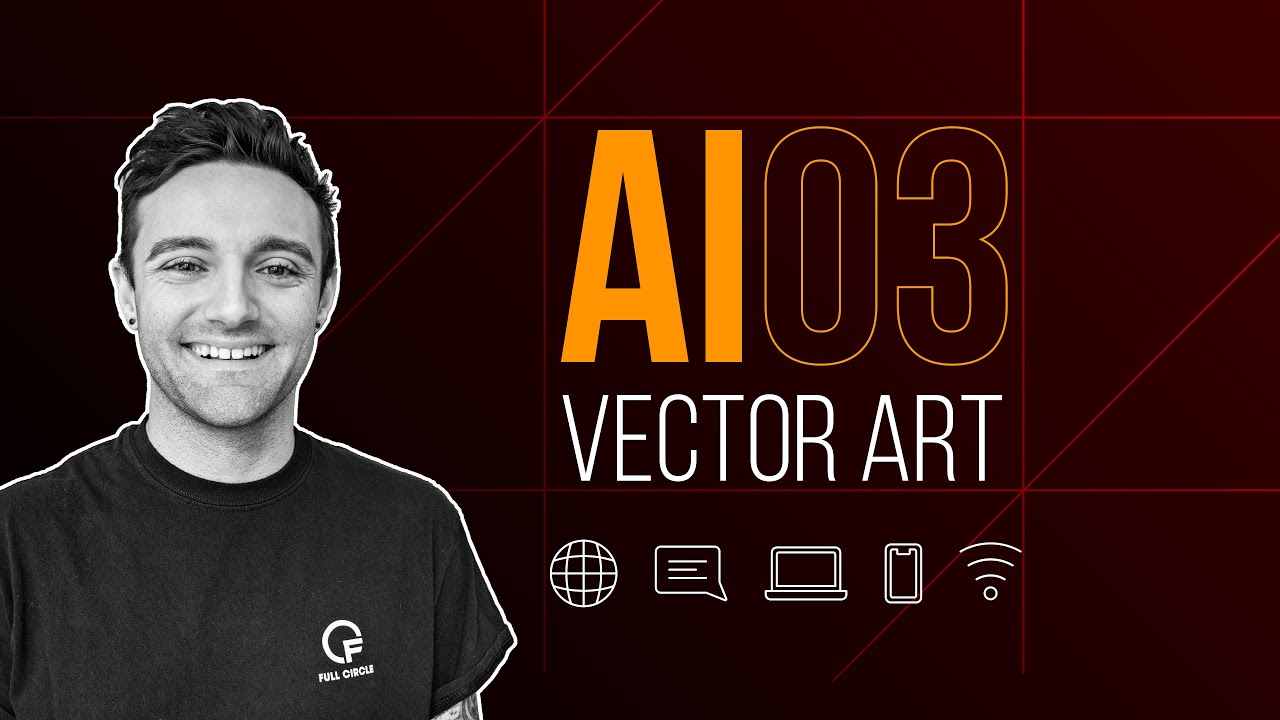 Adobe Illustrator Tutorial 03: Basic Vector Art - YouTube