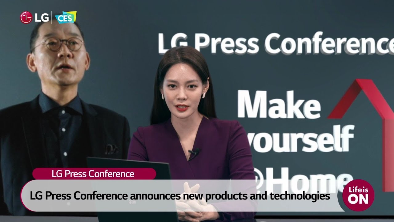 [LG at CES2021] Life is ON News - Press Conference & LG Future Talk ...