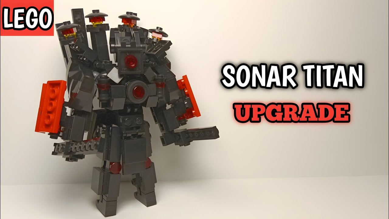 LEGO sonar titan upgrade | skibidi wars - YouTube