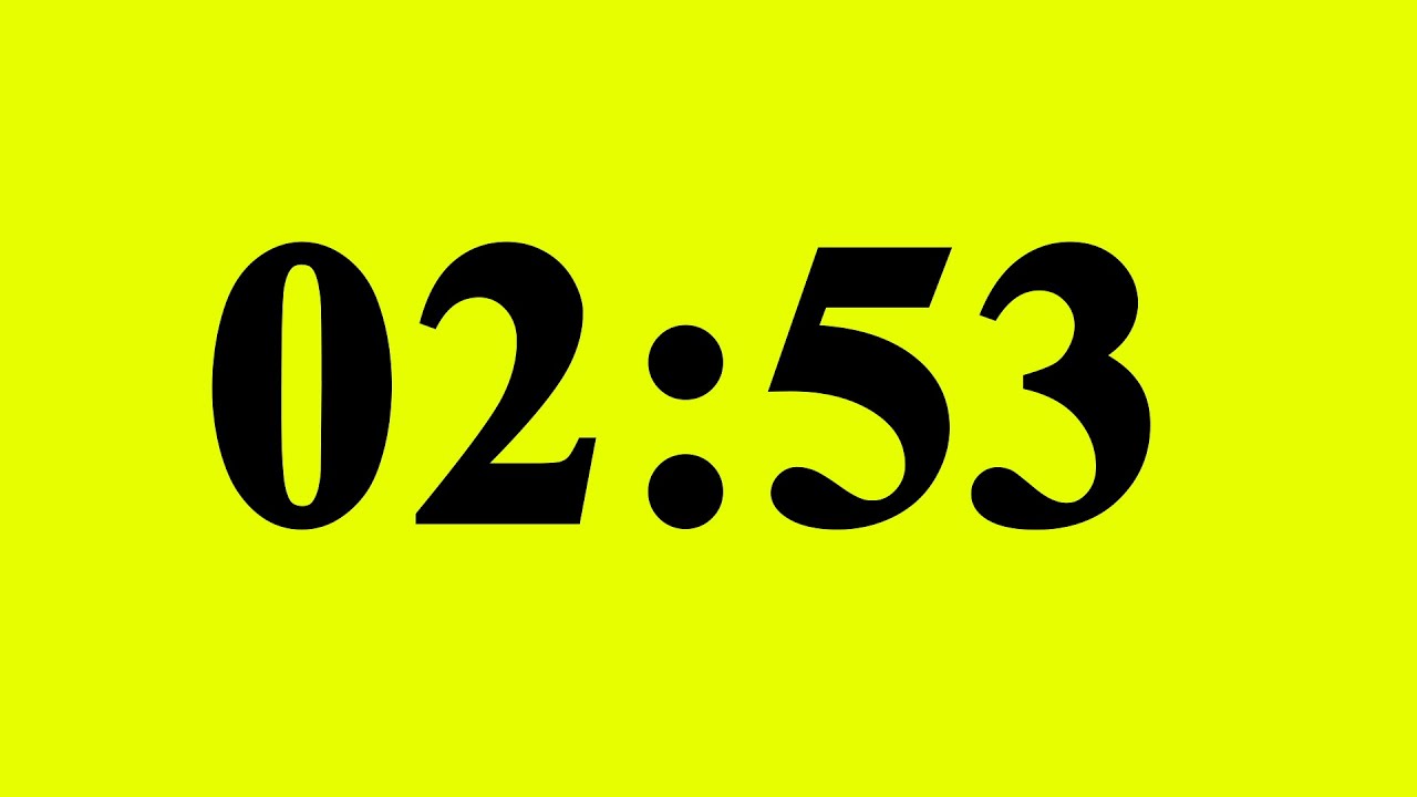 2 Minute 53 Second Timer - YouTube