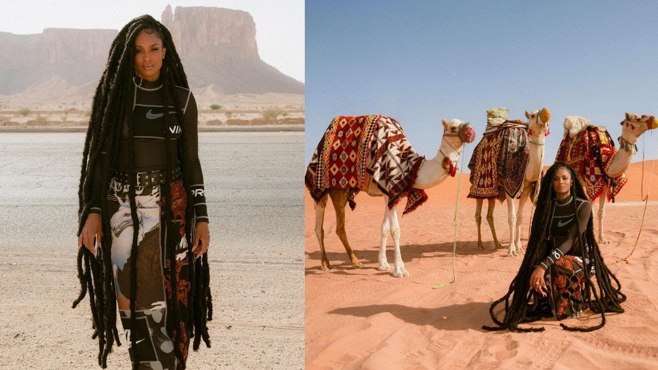 Ciara Stuns with Extra Long Locs & Desert Vibes! 🌵 - YouTube