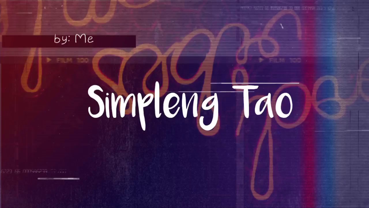 Simpleng Tao Cover - YouTube