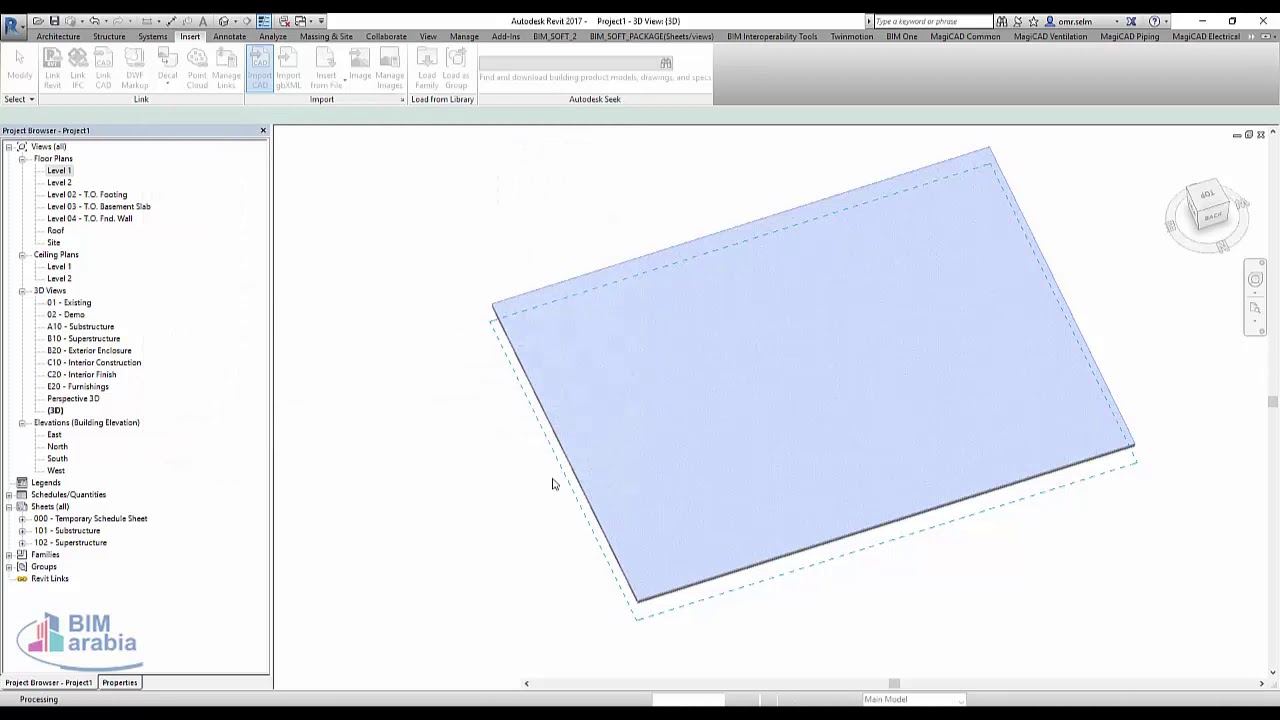 revit add pattern to floor - YouTube