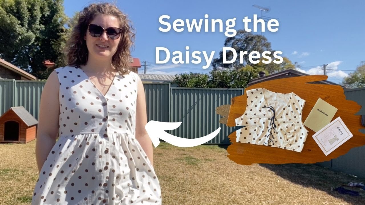 Sewing Rosery Apparel's Daisy Dress Pattern | Part 2 - YouTube