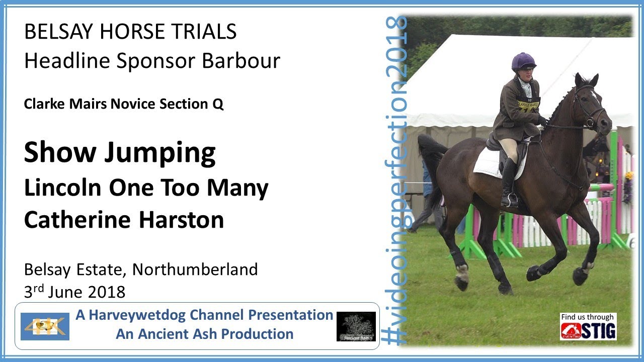 BELSAY HORSE TRIALS: Catherine Harston Lincoln One Too Many - YouTube