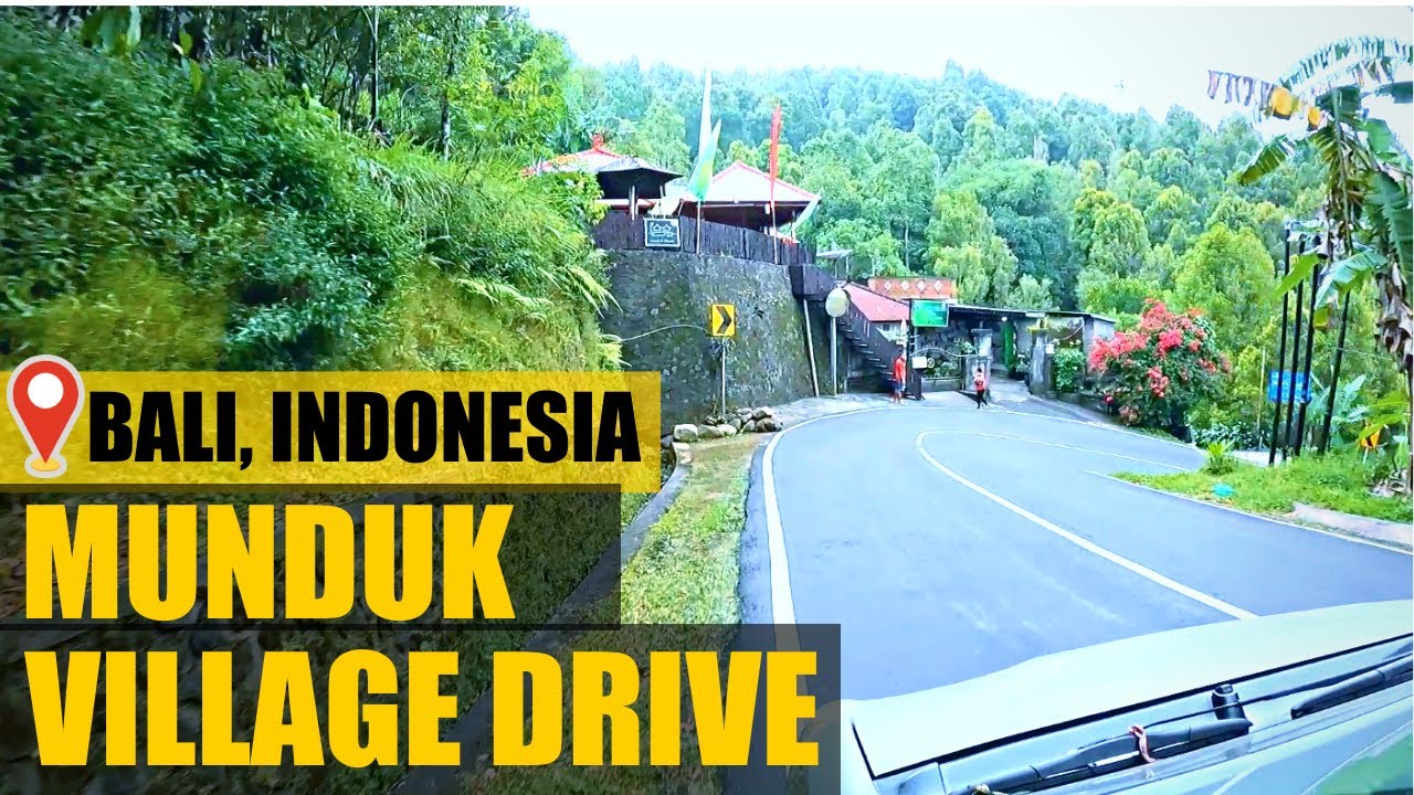 The MOST BEAUTIFUL Drive in Bali! | Munduk Village - YouTube