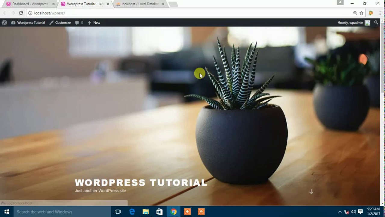 Wordpress Tutorial For Beginners Step By Step Part 1 How To Install Wordpress In Localhost Wordpress Tutorial For Beginners Step By Step Part 1 How To Install Wordpress In Localhost