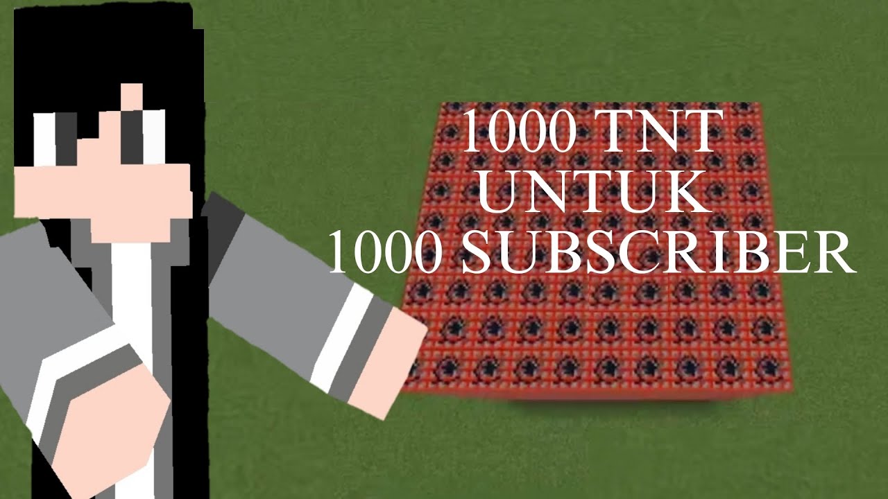 Spawn 1000 TNT untuk Merayakan 1000 Subscriber - YouTube