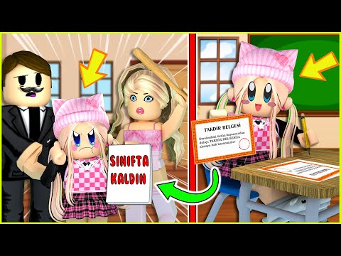 😂 GEÇMİŞE GİDİP KÖTÜ KARNEMİ DÜZELTİM 😂 KOMİK HİKAYE | ROBLOX RP 🏡 @robloxkrali @mavisroblox @p4m1r