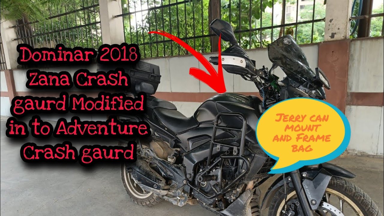 Modifying Dominar Crash guard to Adventure crash guard | Best ...