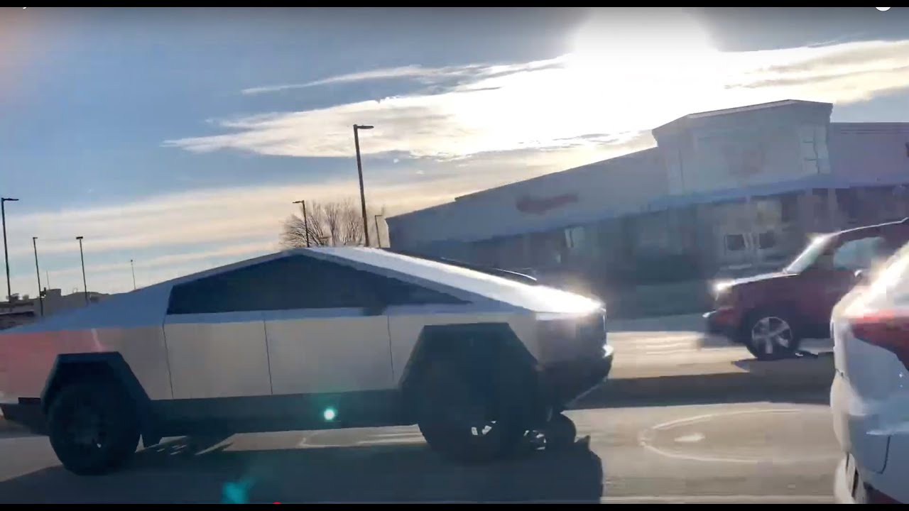 Look at all of the Elon Musk Tesla CyberTrucks Electric Vehicle ...