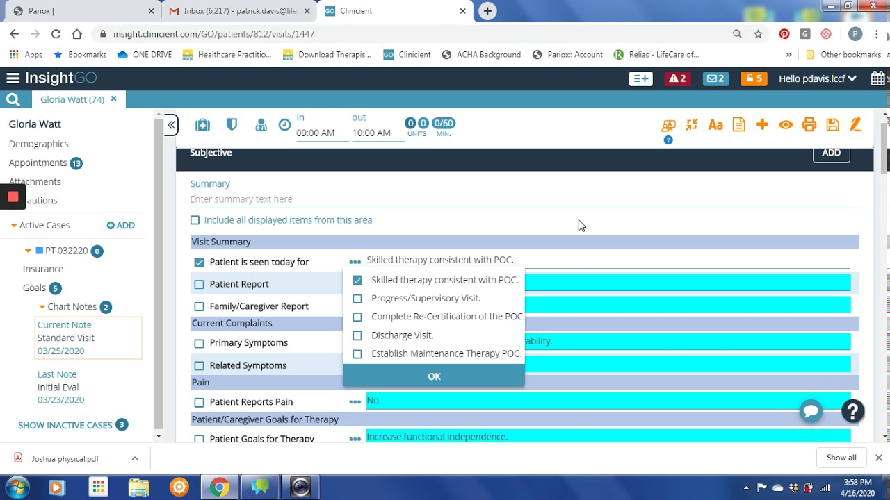 Insight Go V 2 Standard Visit - YouTube