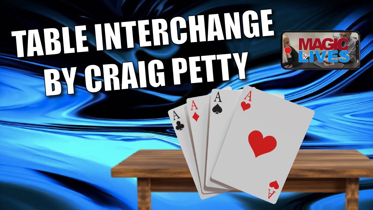Table Interchange by Craig Petty | Available To Learn On The Netrix ...