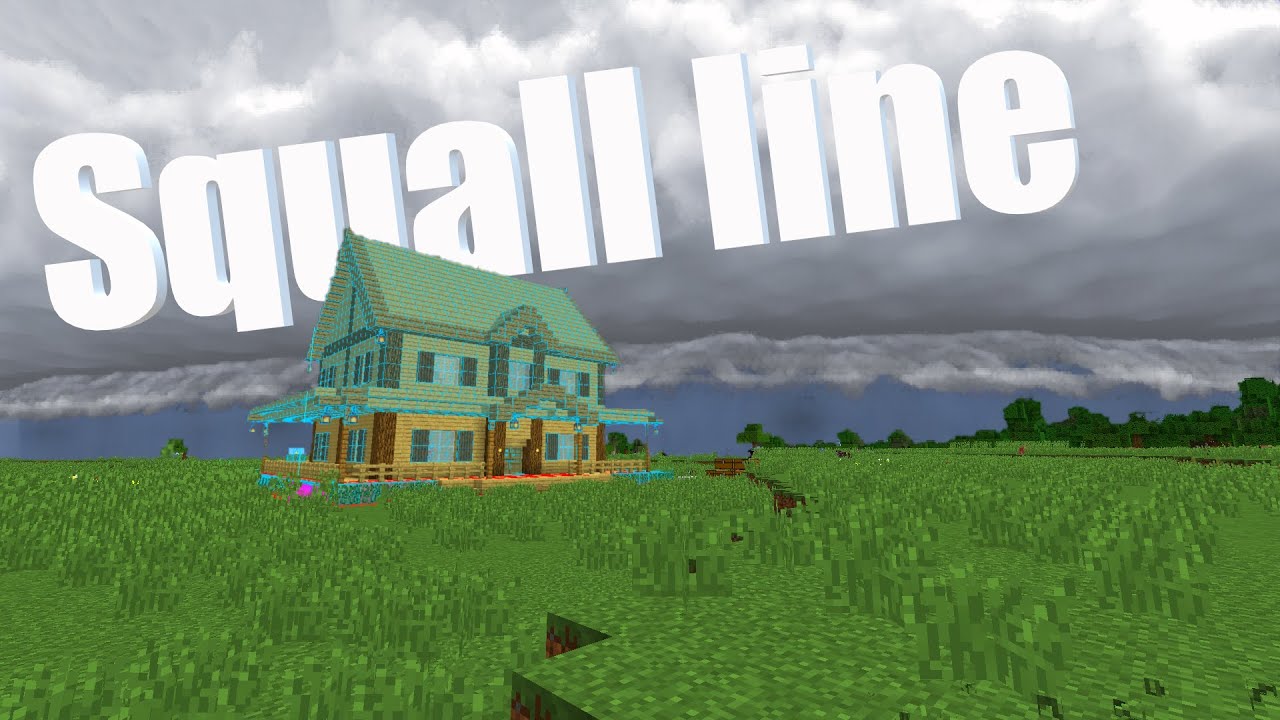 Squall line | Minecraft Tornado Survival S3 Ep3 - YouTube