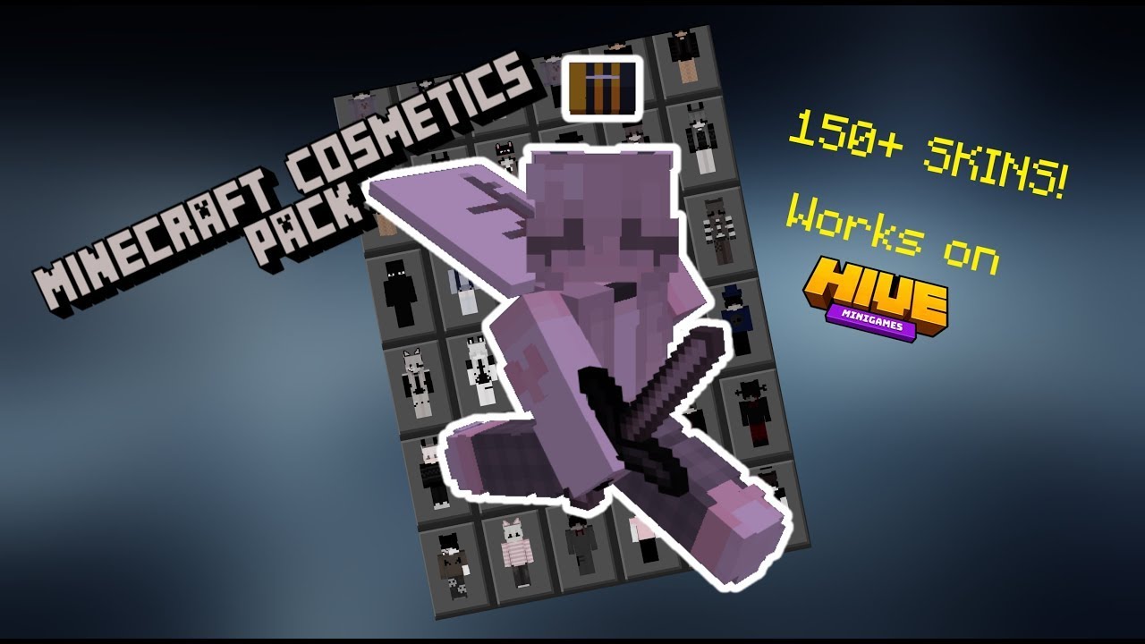 𝙈𝙞𝙣𝙚𝙘𝙧𝙖𝙛𝙩 𝘾𝙤𝙨𝙢𝙚𝙩𝙞𝙘𝙨 𝙋𝙖𝙘𝙠 || 150+ SKINS, COSMETICS, CAPES, AND ...
