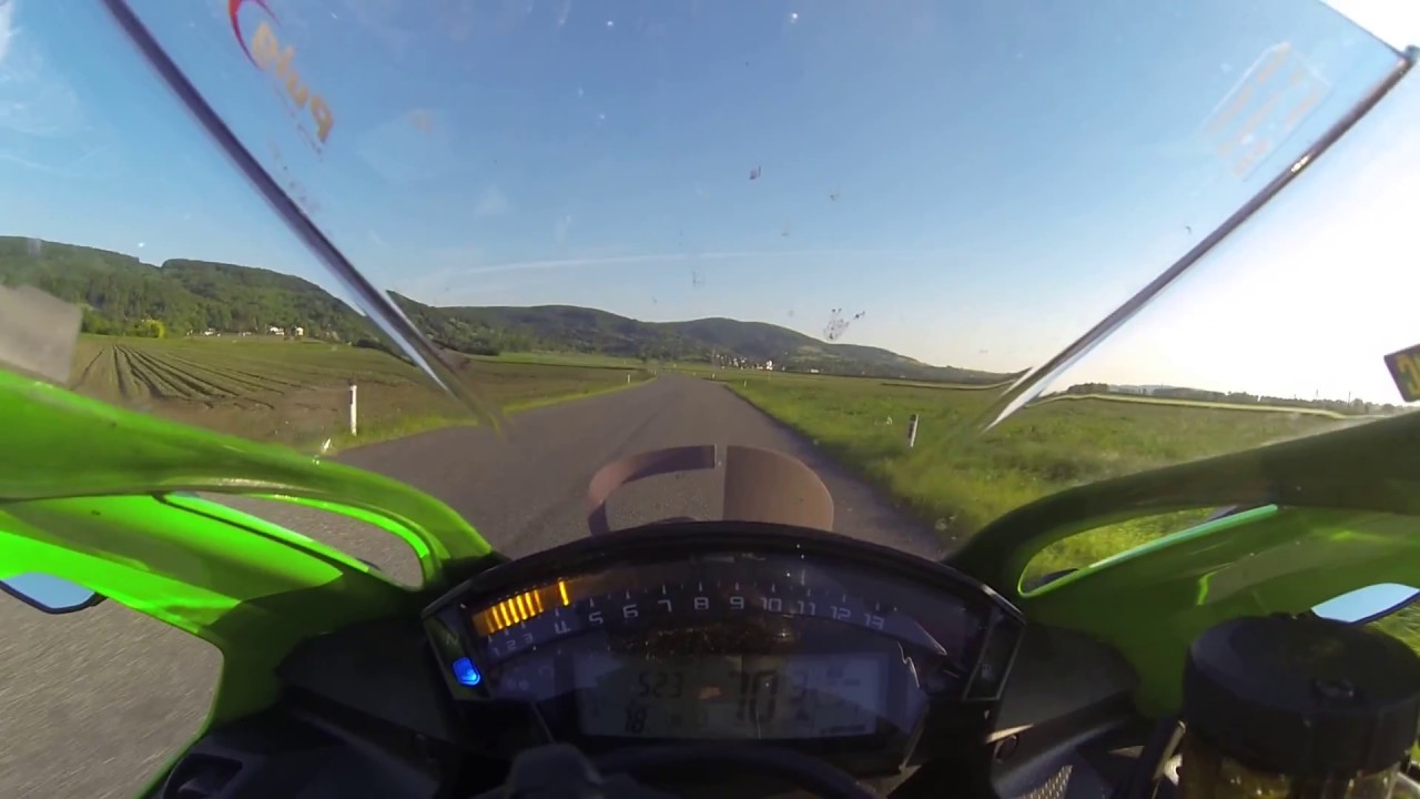 Kawasaki ZX10R 2016 launch control and acceleration 0-270 - YouTube