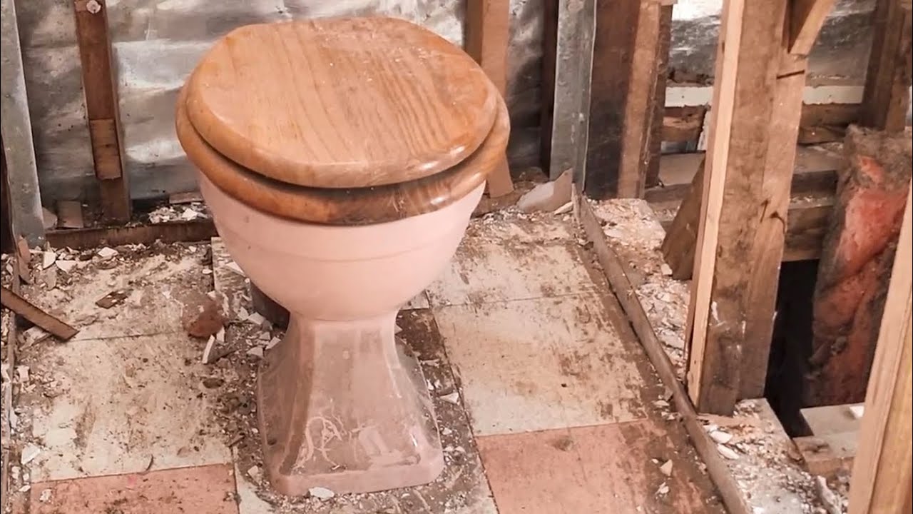 Smash Pink Toilet At Abandoned House - YouTube
