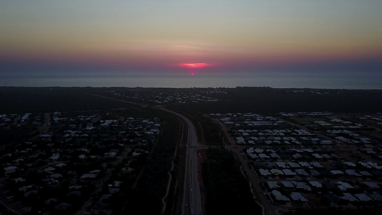 22nd September - Drone video demonstrating 270 degree Sunset. - YouTube