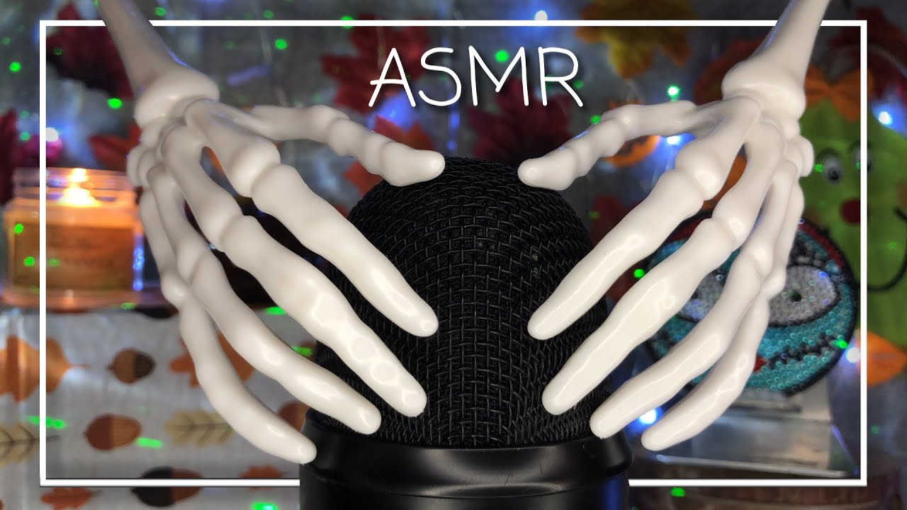 ASMR Skeleton Microphone Scratching! 💀 (No Talking) - YouTube