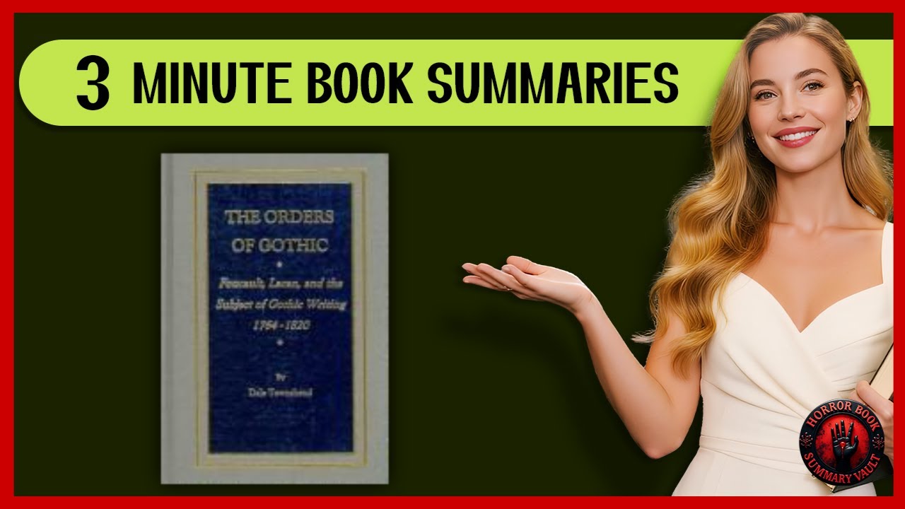 The Orders of Gothic Book Summary - Dale Townshend | Horror Book ...