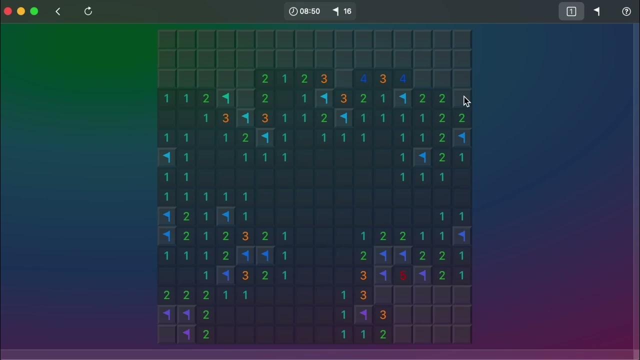 ASMR Logic ~ Minesweeper ~ Step by Step Intermediate - YouTube