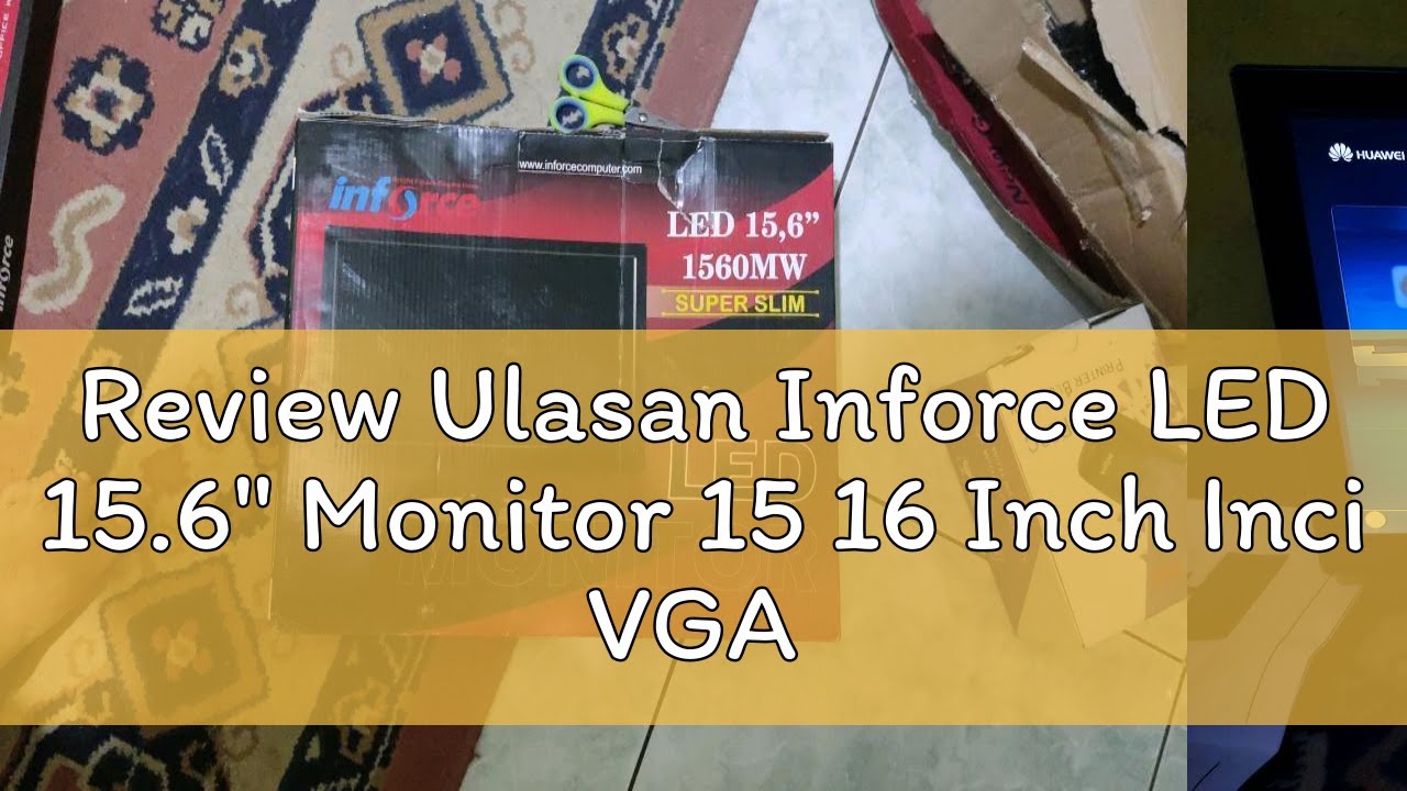 Review Ulasan Inforce LED 15.6" Monitor 15 16 Inch Inci VGA / HDMI ...